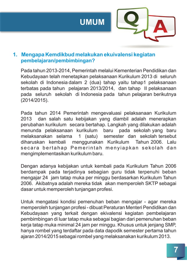 Buku ttg ekuivalensi kegiatan pembelajaran | PDF