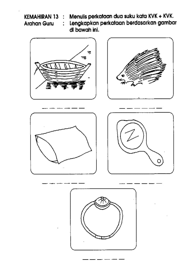 Buku ujian diagnostik bm bertulis tahun 1 | PPT