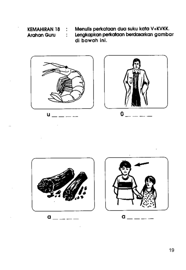 Buku ujian diagnostik bm bertulis tahun 1 | PPT