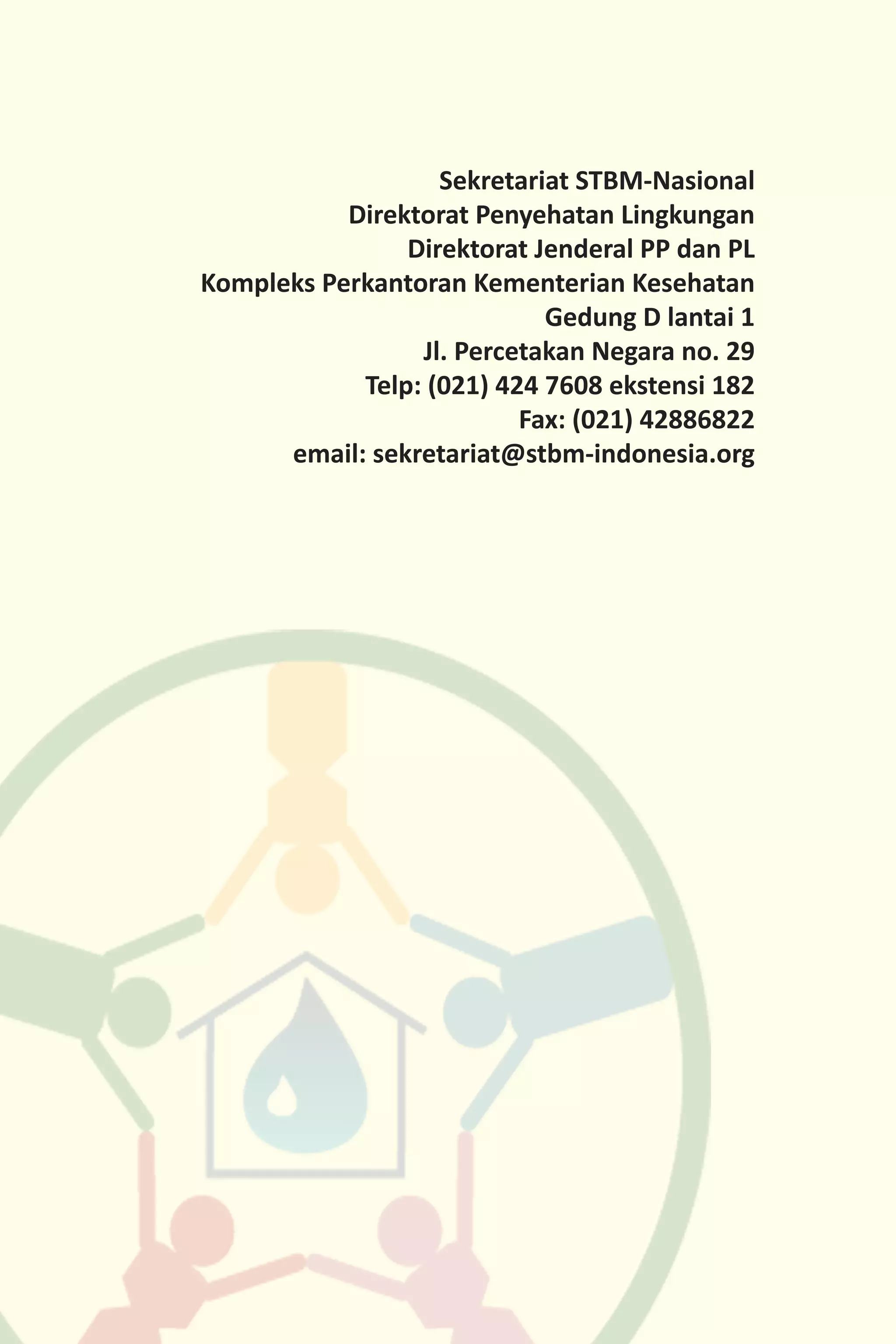 Buku verifikasi Sanitasi Total Berbasis Masyarakat (STBM) | PDF