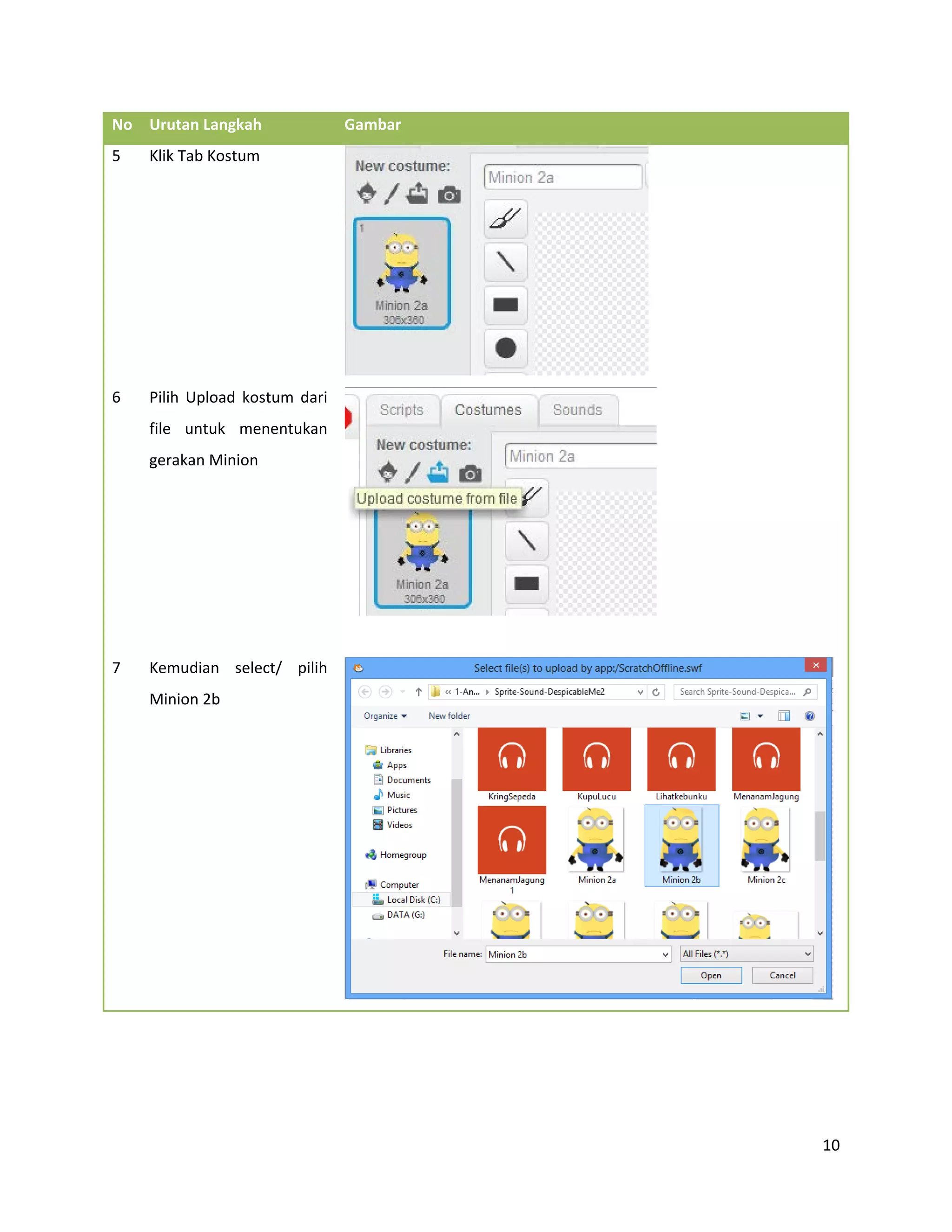 Buku workshop Animasi Minion | PDF