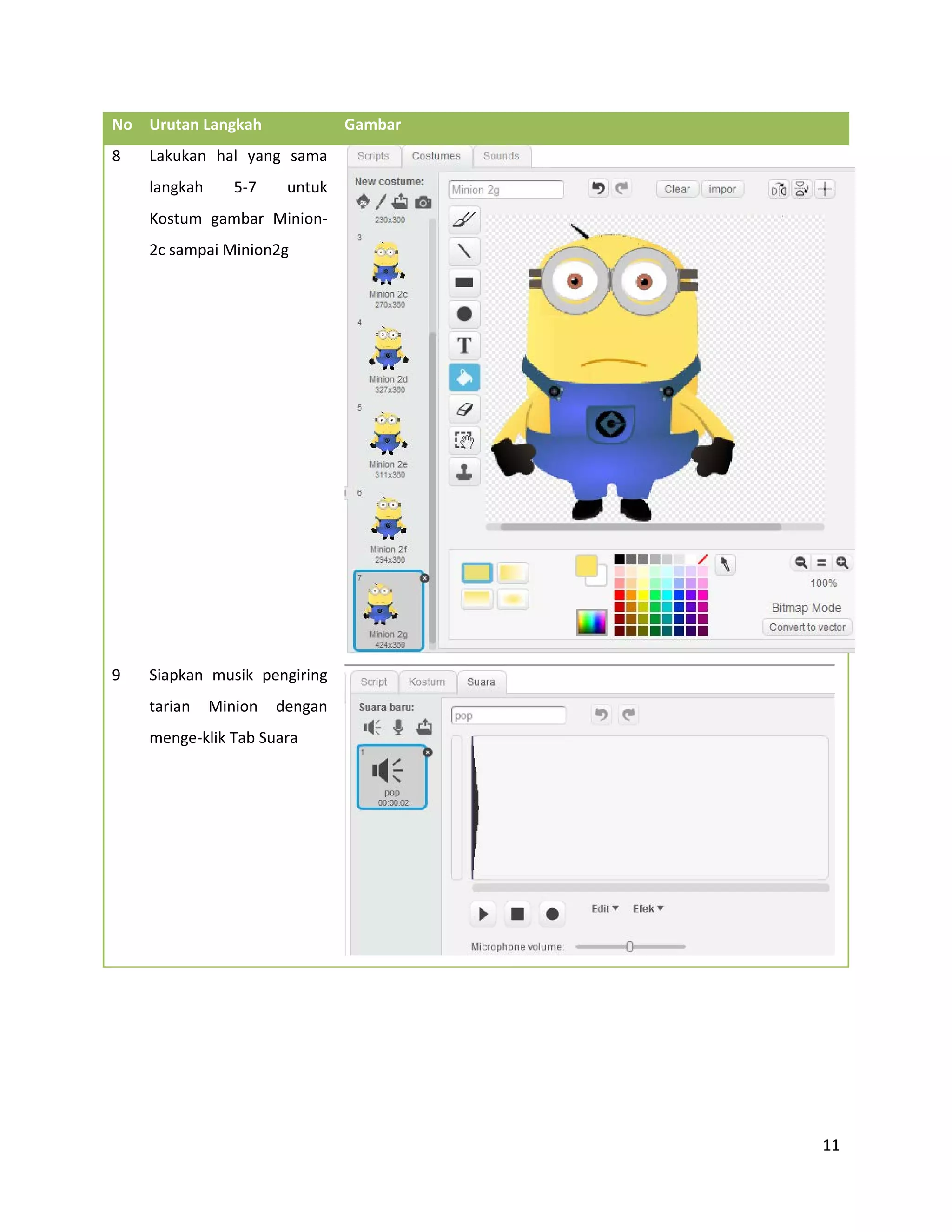 Buku workshop Animasi Minion | PDF