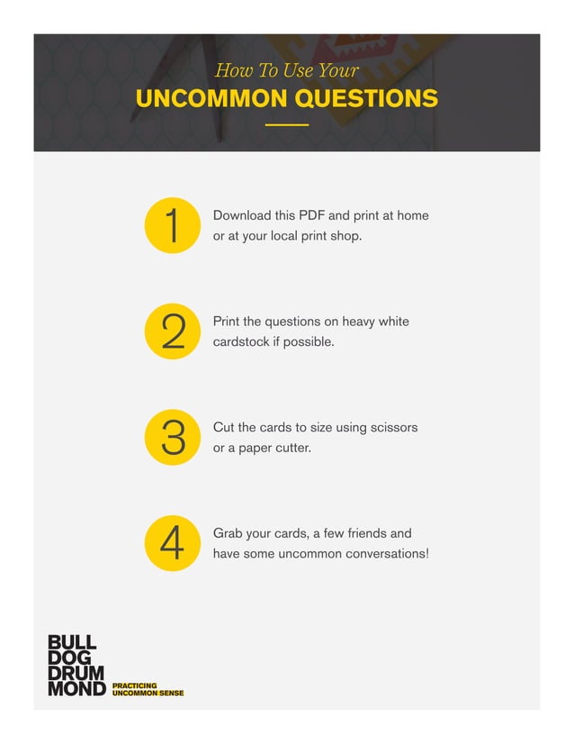 Uncommon Questions to Be More Comfortable with Being Uncomfortable | PDF