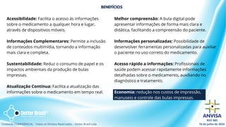 Bula Digital ANVISA RDC 885 - Benefícios e Desafios | PPT