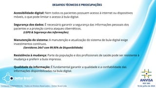 Bula Digital ANVISA RDC 885 - Benefícios e Desafios | PPT
