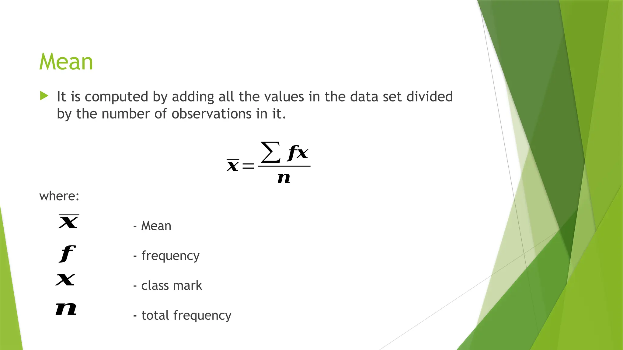 Central Tendency of grouped data Statistics | PPTX