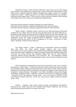 Bulan bahasa dan sastra | DOCX