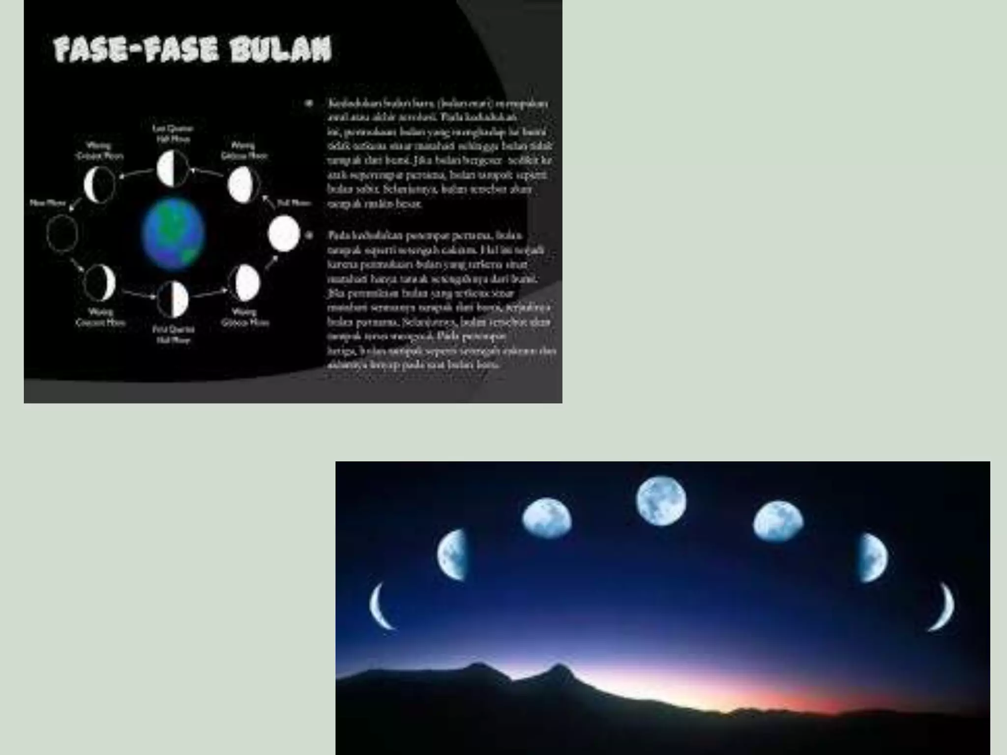 Bulan sebagai satelit bumi | PPTX
