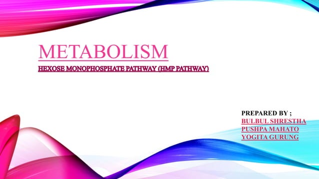 HMP PATHWAY | PPT