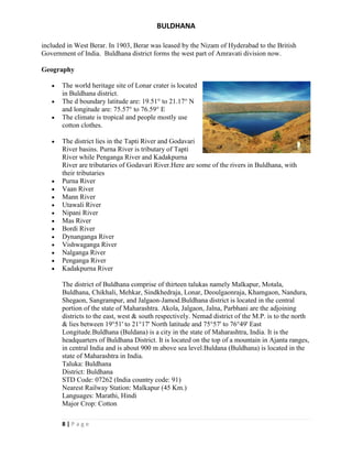 Buldhana | PDF