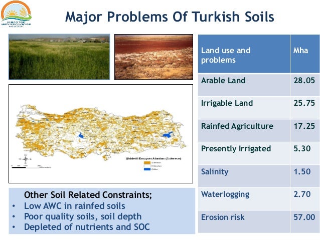Current Status of Soil Researches in Turkey - Bülent Sönmez