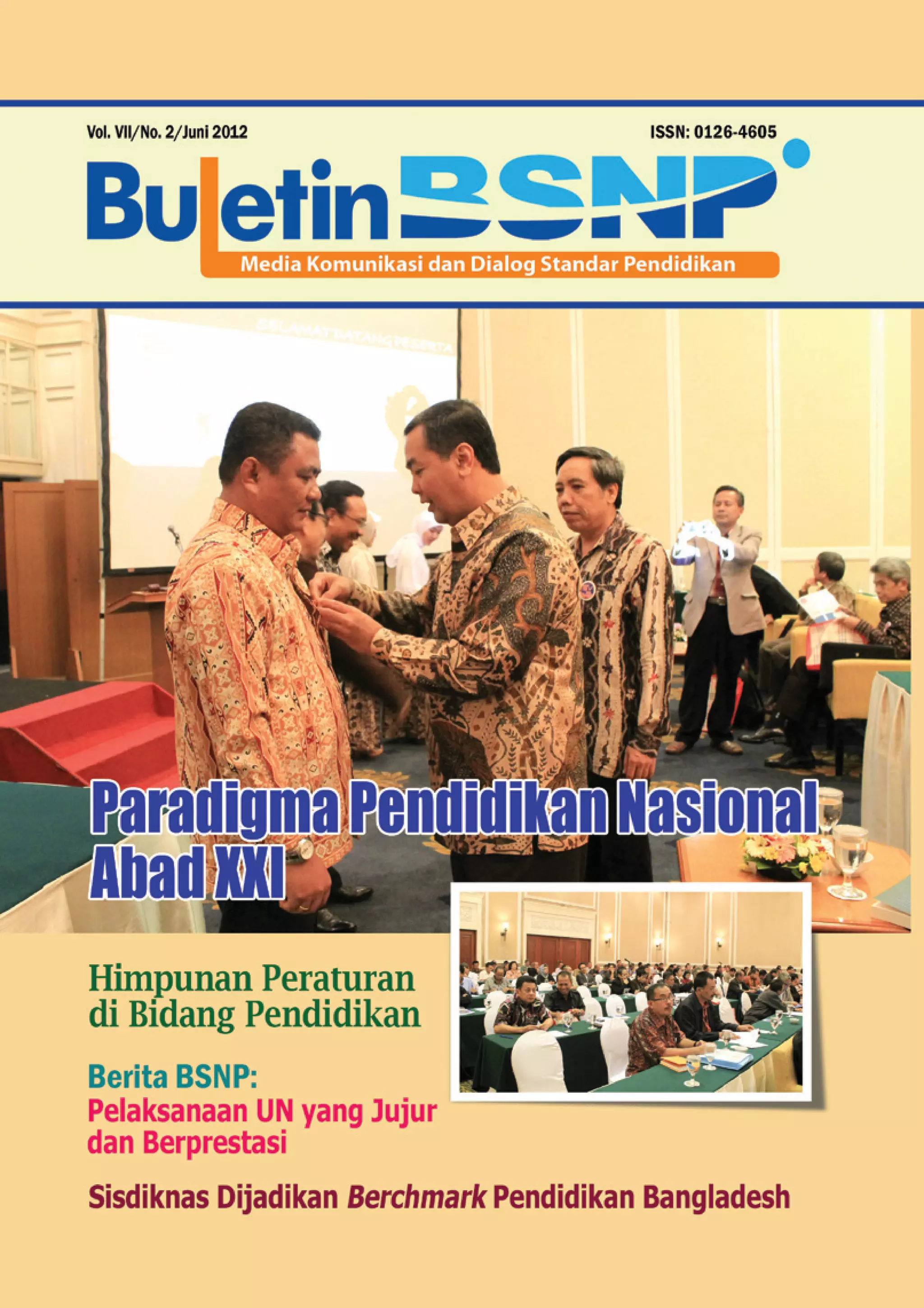 Buletin BNSP Edisi 2 Th 2012 | PDF