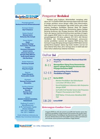 Buletin BSNP Edisi 4 2011 | PDF