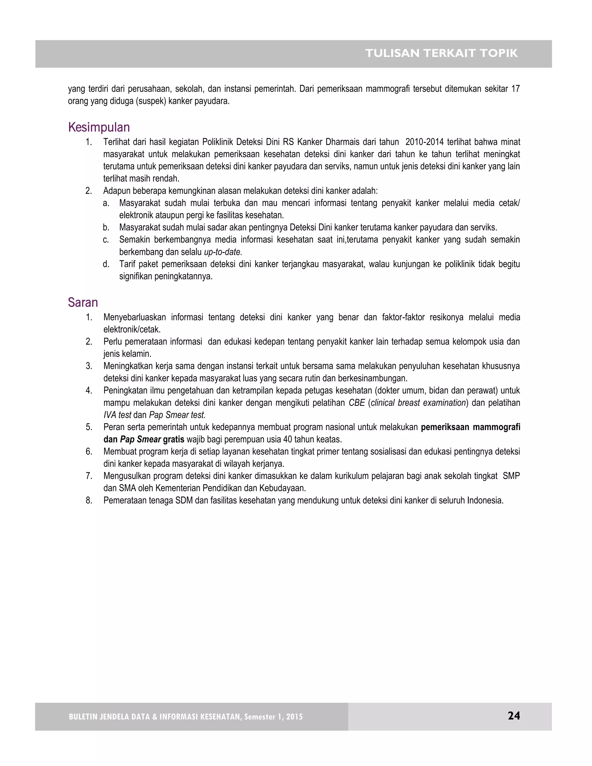 Buletin kanker | PDF Buletin kanker | PDF