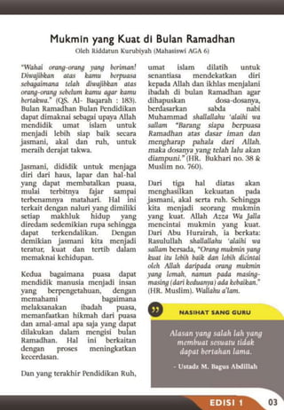 Buletin Al Mu'allim edisi 1 | PDF