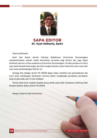Buletin alumni fk untar no 01 maret 2019 | PDF