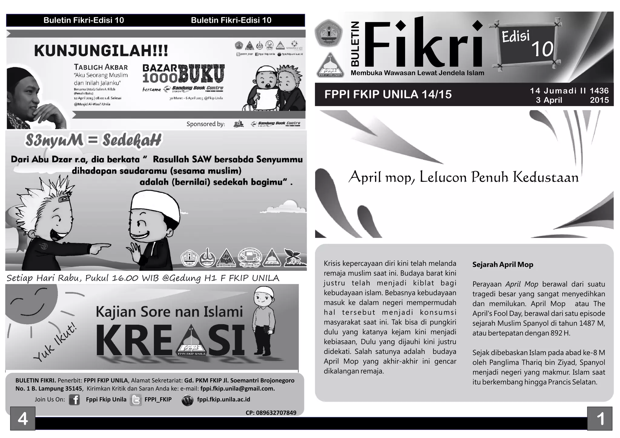 Buletin fikri 10 "April Mop" | PPT