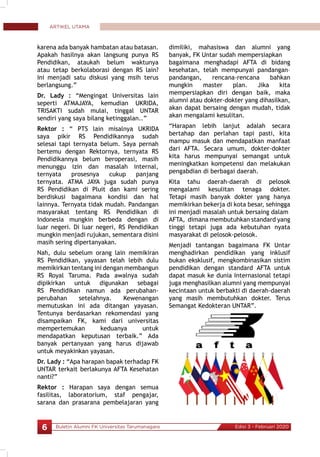 Buletin fk untar edisi 3 feb 2020 | PDF
