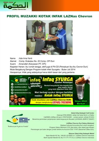 Buletin Hikmah Jumat LAZNas Chevron Duri edisi 33 | PDF