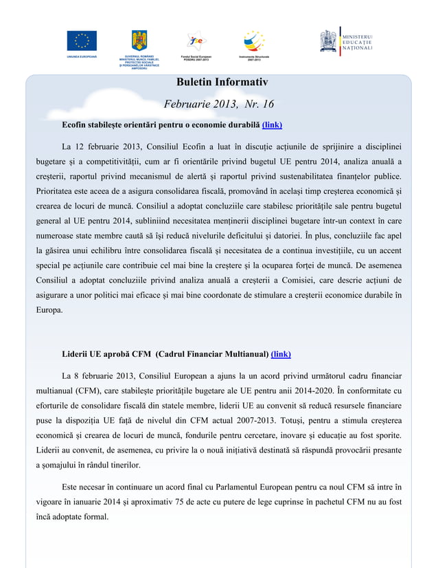 Buletin informativ imi_pq_net_nr_16 | PDF