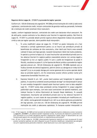 Tuca Zbarcea si Asociatii: Buletin legislativ - Drept Bancar | PDF