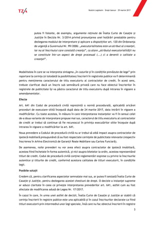 Tuca Zbarcea si Asociatii: Buletin legislativ - Drept Bancar | PDF