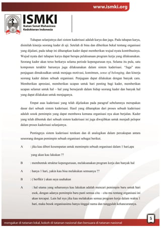 Buletin Pengembangan Kepemimpinan ISMKI Wilayah 1 | PDF