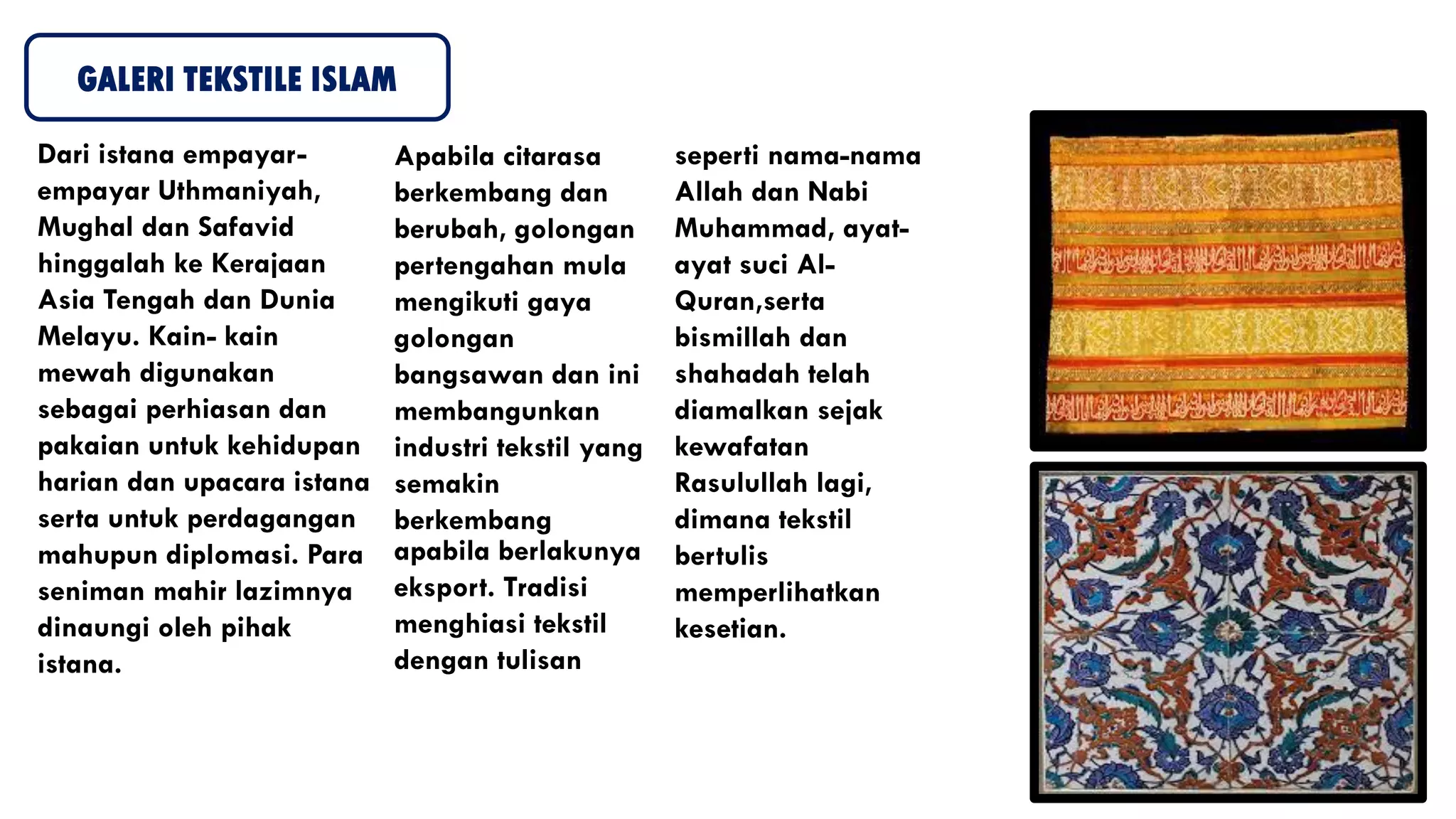 Eksplorasi Sejarah dan Tamadun Islam di Muzium Kesenian Islam Malaysia ...