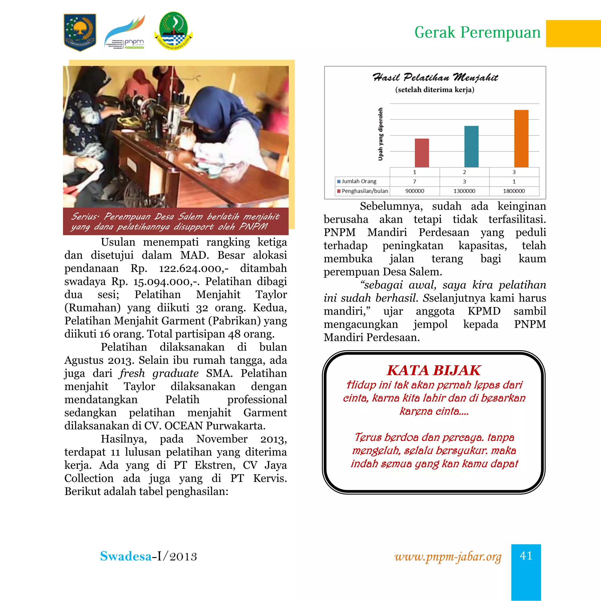 Buletin swadesa cetak-1 | PDF