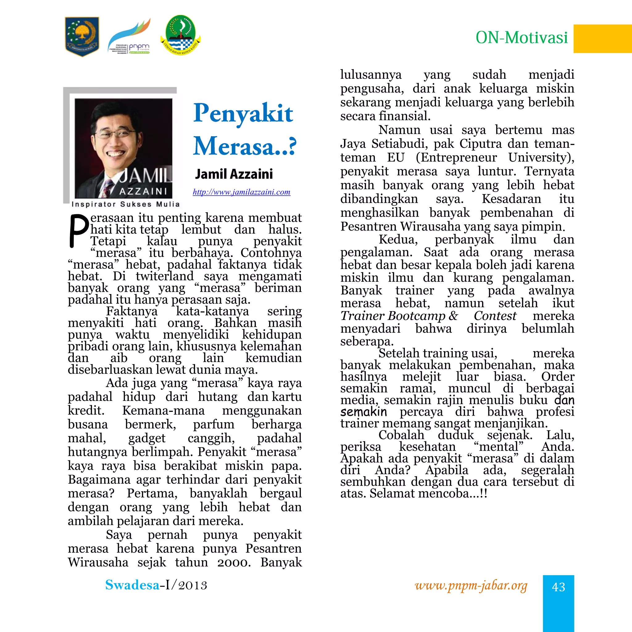 Buletin swadesa cetak-1 | PDF