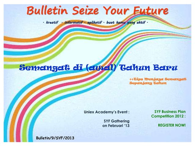 Buletin SYF #9 | PPT
