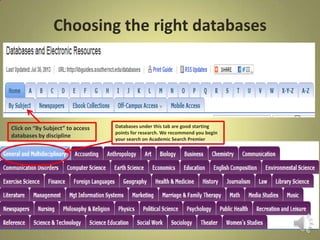 Library Research | PPT