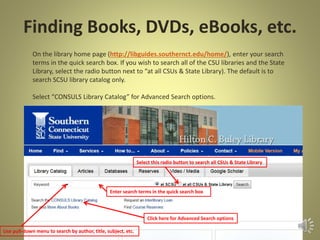 Buley Library Research Basics | PPTX