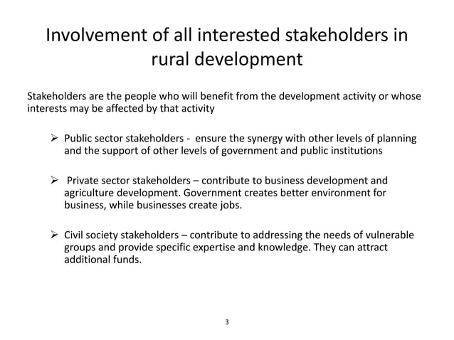 Participatory approach for rural development, Vyara Stefanova | PPT
