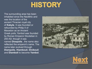 Yambol 02 | PPTX
