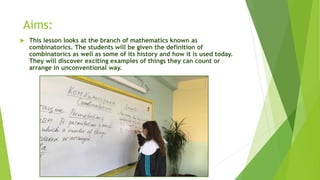 Combinatorics- 144 SECONDARY SCHOOL NARODNI BUDITELI | PPT