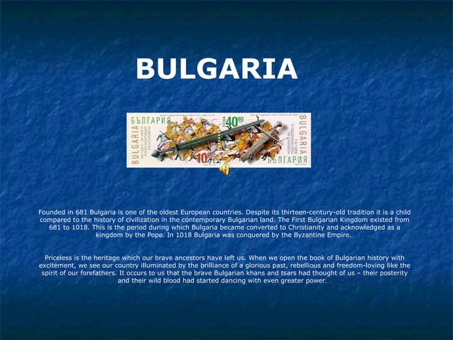 Bulgarian History | PPT