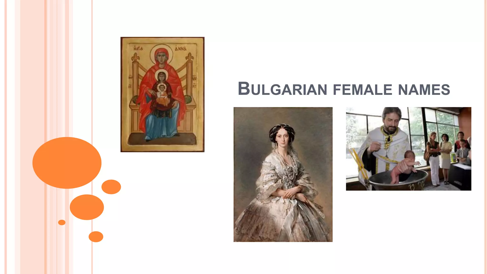 Bulgarian female names | PPTX