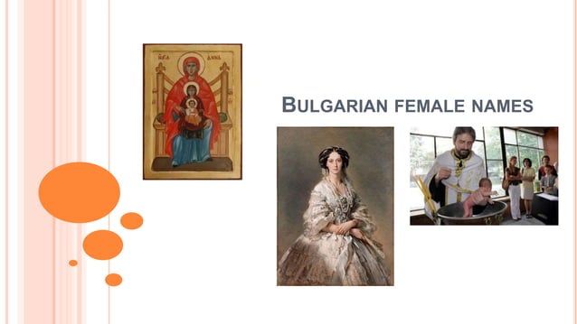 Bulgarian female names | PPT