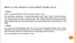 Bulgarian female names | PPTX