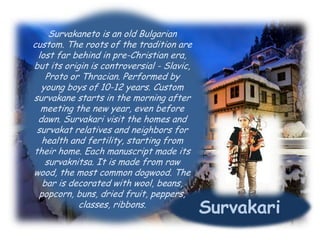 Bulgarian customs and traditions prezentaciya | PPT