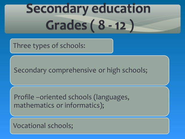 Bulgarian educational system | PPT