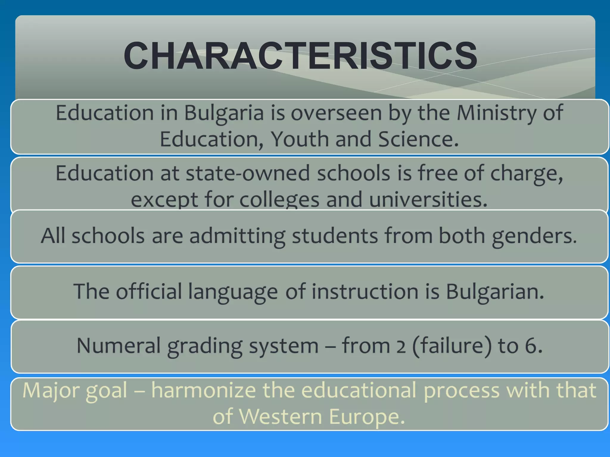 Bulgarian educational system[1] | PPT