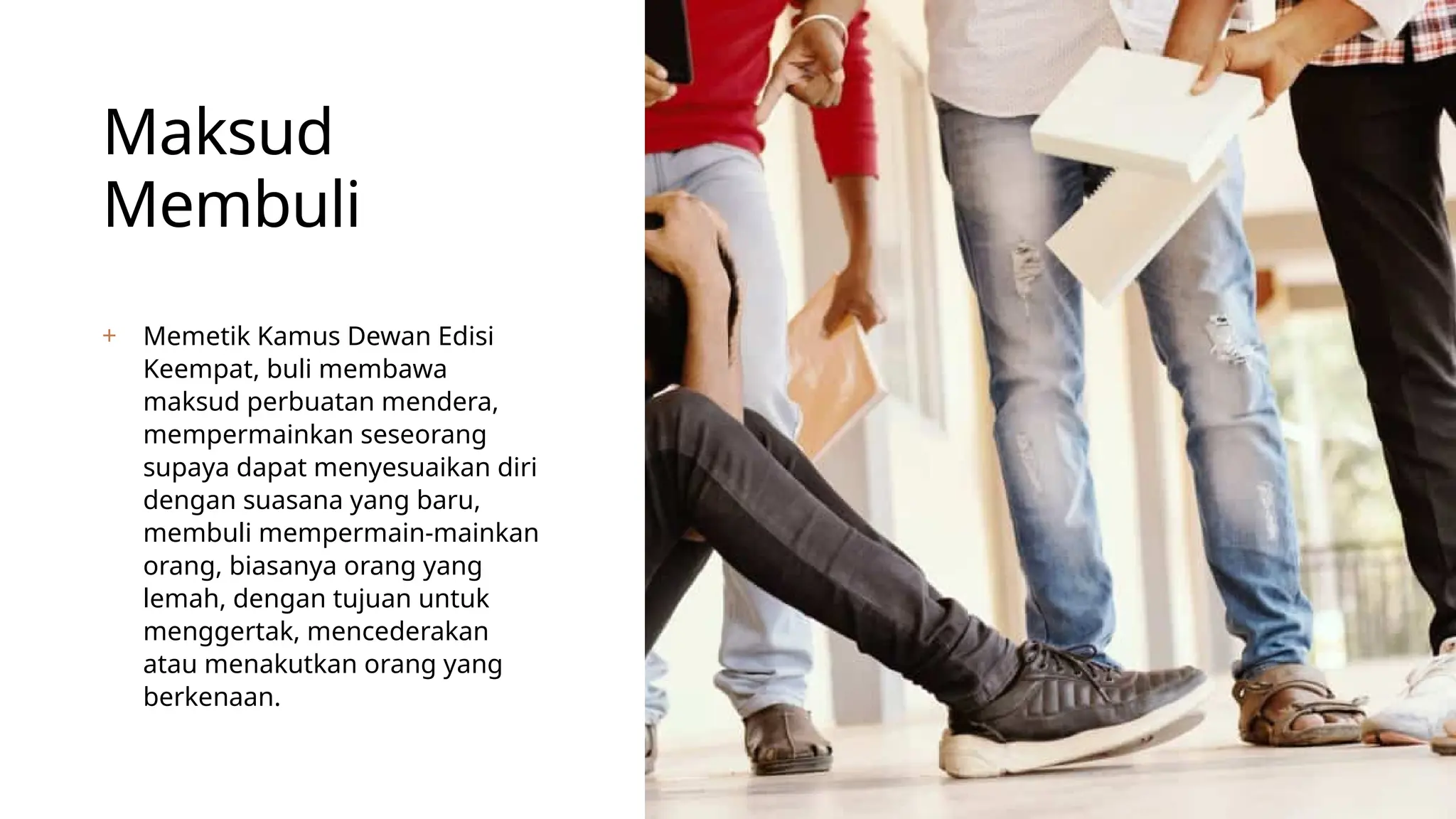 Maksud, Jenis, Punca dan Kesan Buli Murid | PPTX