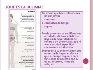 Bulimia en Adolescentes | PPTX