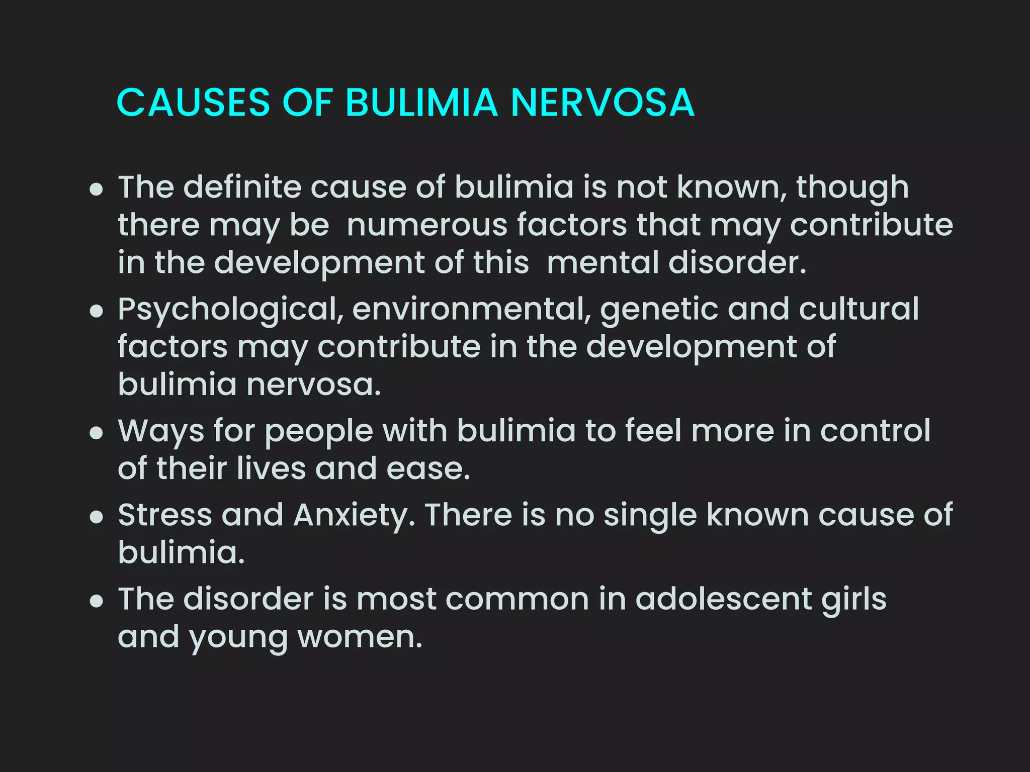 Bulimia | PPTX