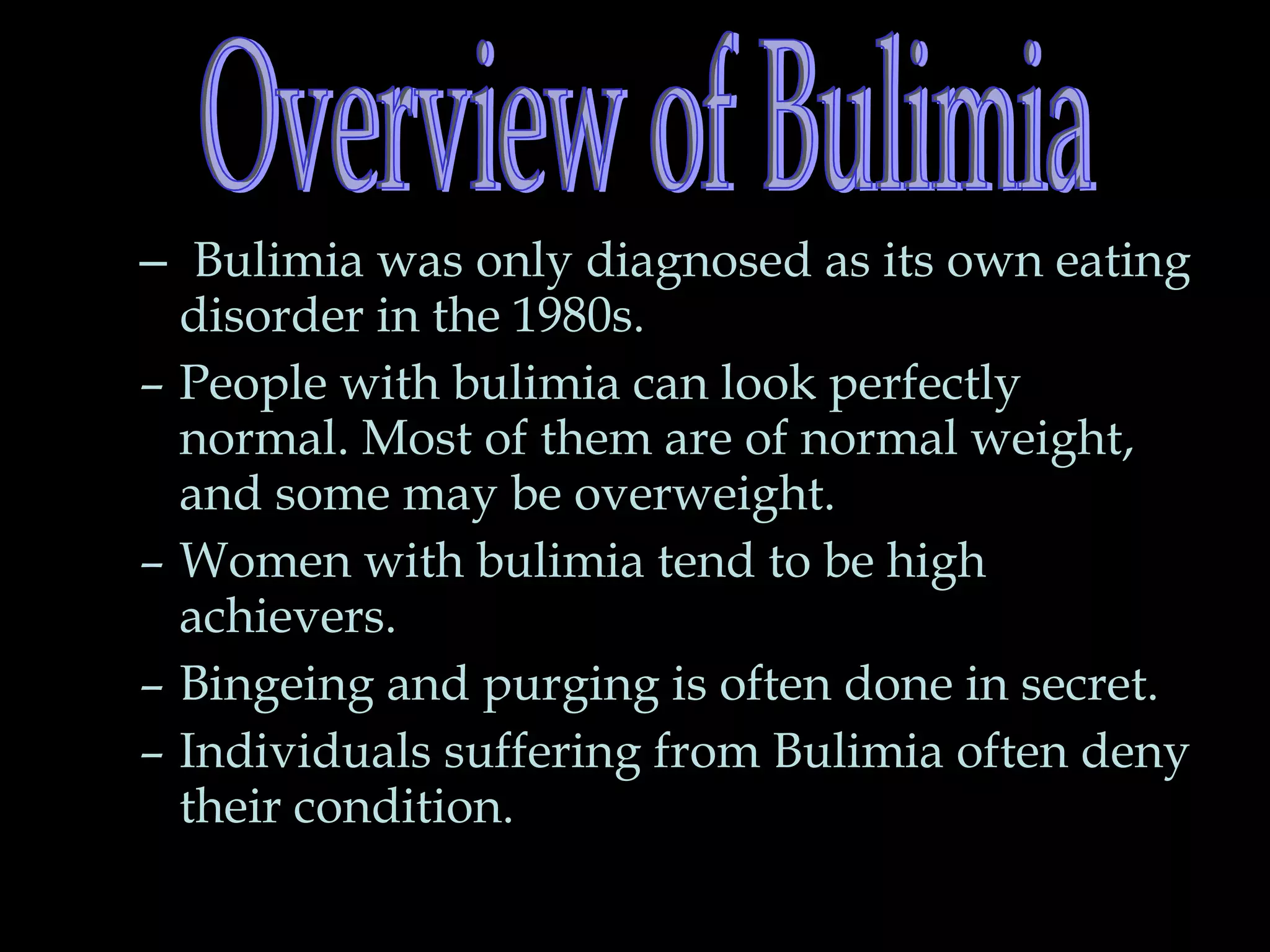 Bulimia nervosa | PPT