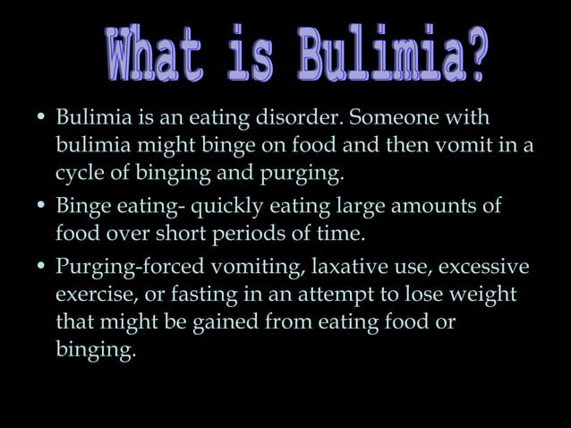 Bulimia nervosa | PPT