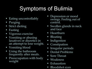 Bulimia nervosa | PPT