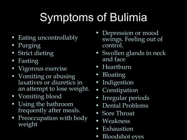 Bulimia nervosa | PPT